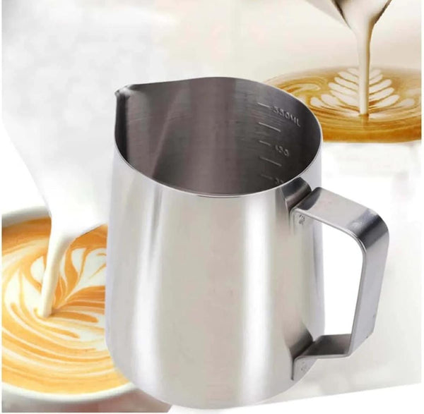 Stainless Steel 304, Milk Frothing Mug, Milk Frothing Pitcher for maki ...
